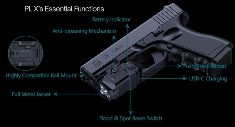 Olight PL-X | Best Compact Pistol Weapon Light for Defense